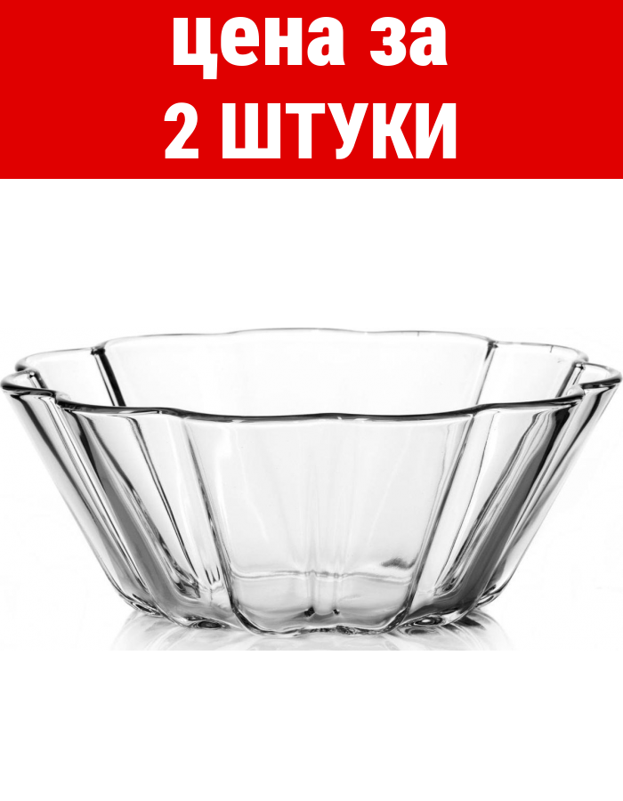 Комплект 2 шт, посуда-форма СВЧ жаропроч для кекса 220ММ BORCAM
