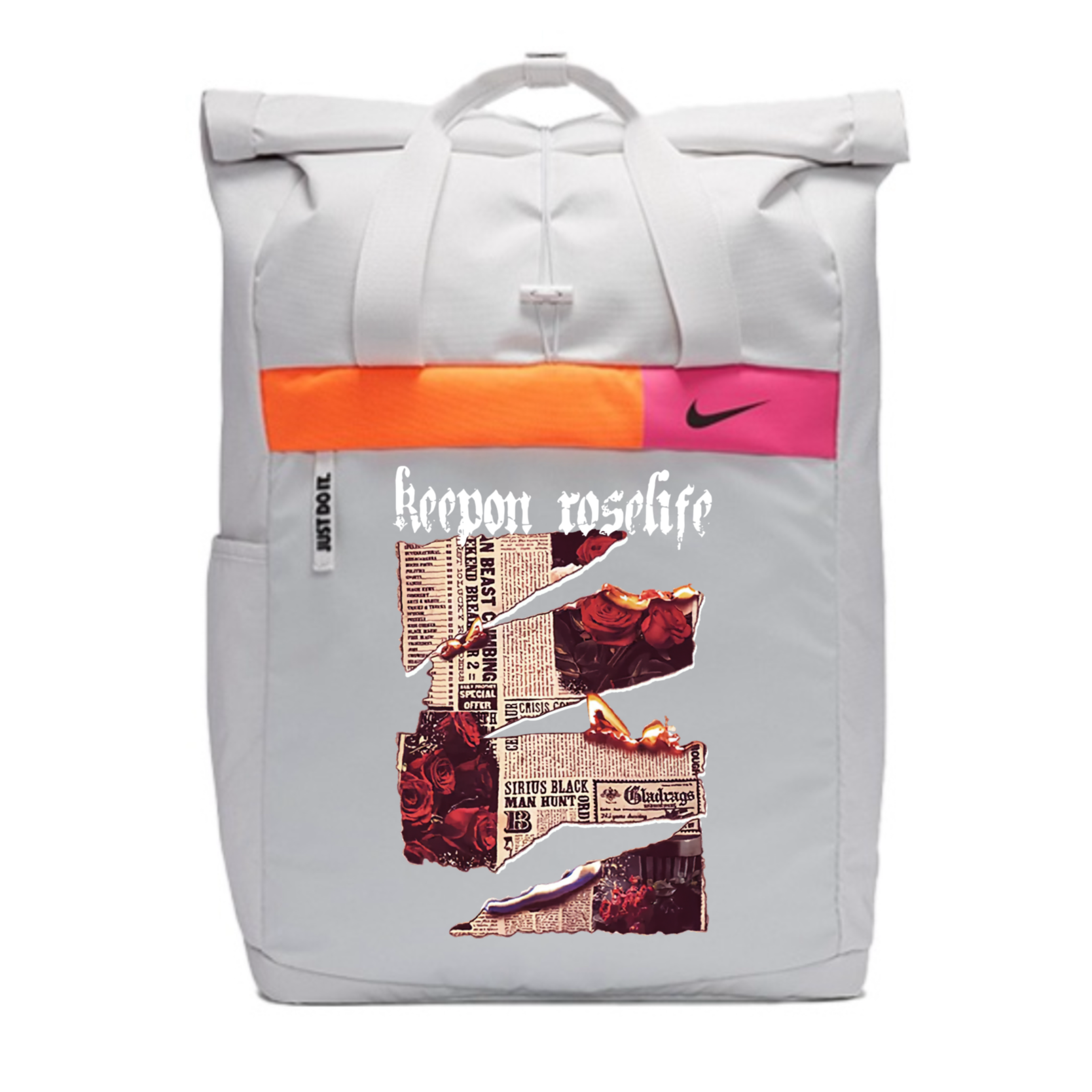 **Рюкзак унисекс Nike Fabric Backpack Light Silver Gray 1380092861**