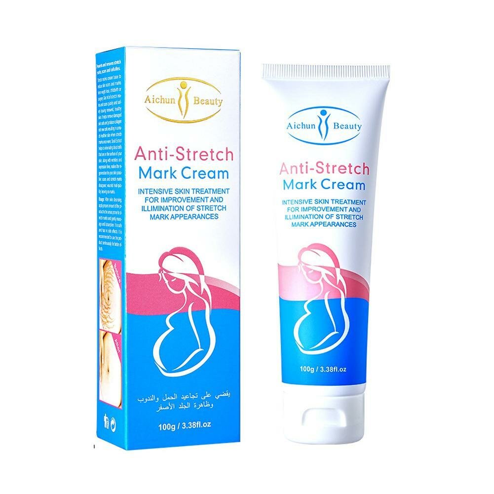 Крем от растяжек/Устранение растяжек, Послеродовые абдоминальные линии, Никаких раздражителей,60 г