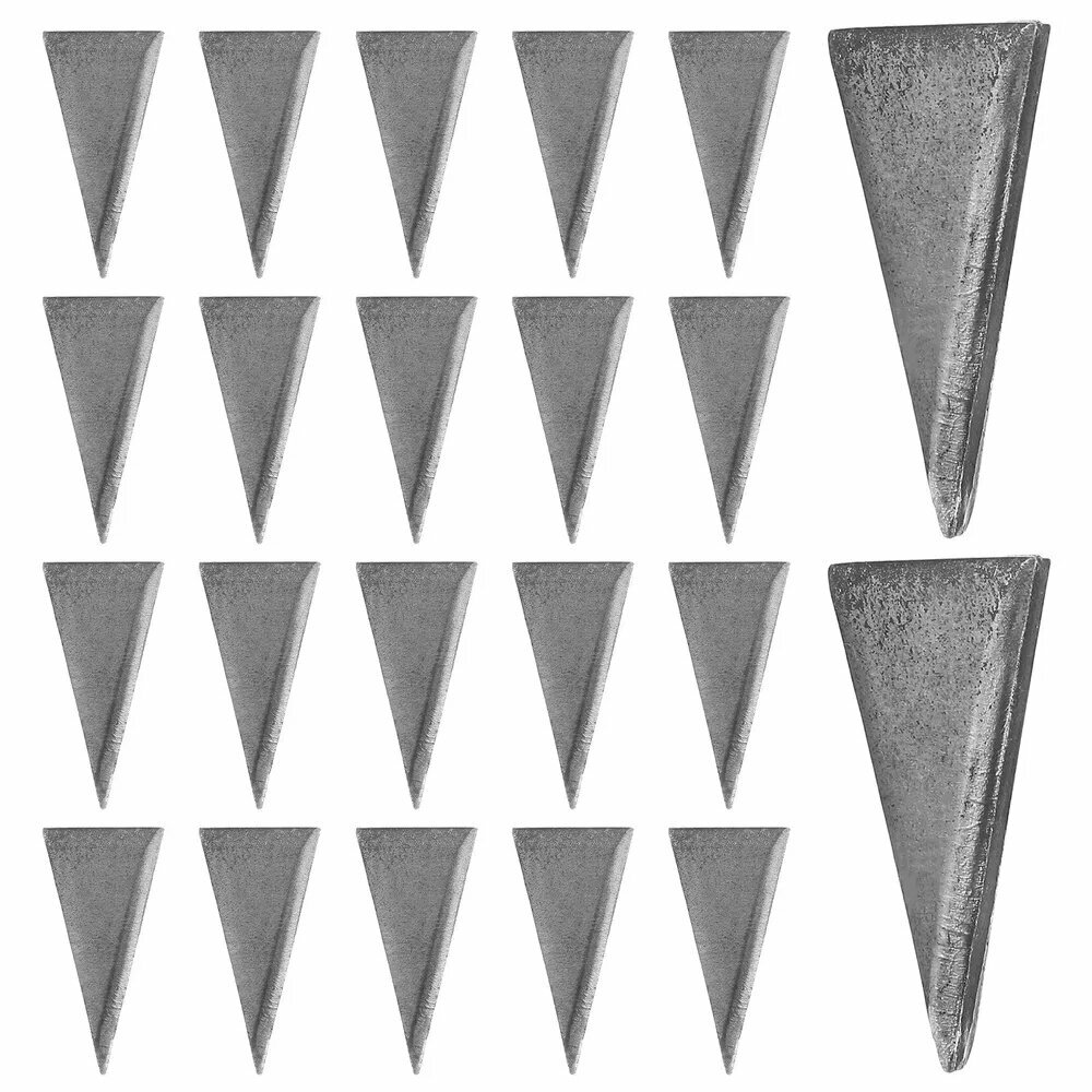 Универсальные Стальные Клинья Для Ремонта Инструмента В Наборе 20 Штук Размер 3,20 1,00 0,20см