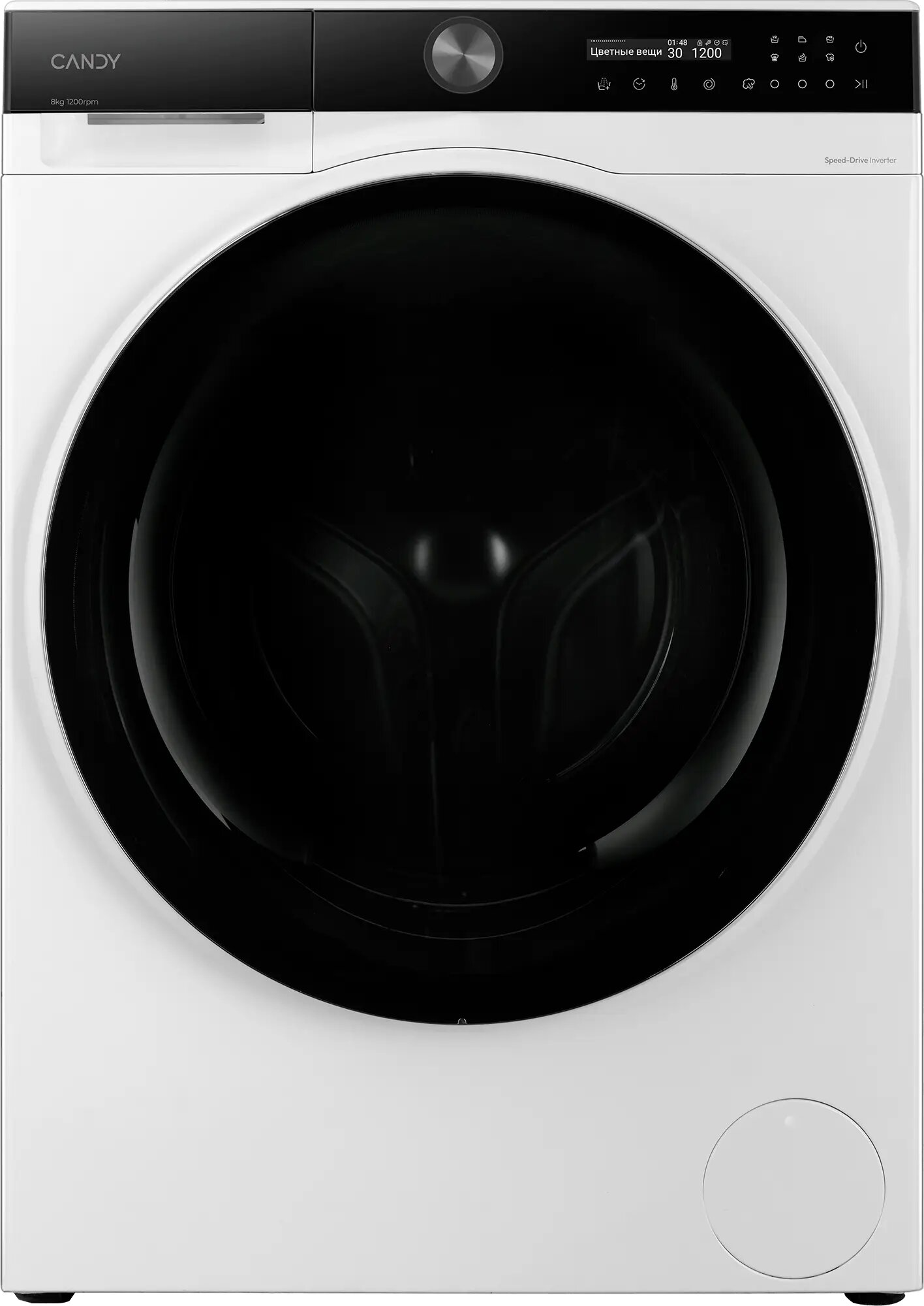 Стиральная машина CANDY "ULTIMO" C47W4 28MBSW-07, загрузка 8 кг, инверторный мотор, обработка паром