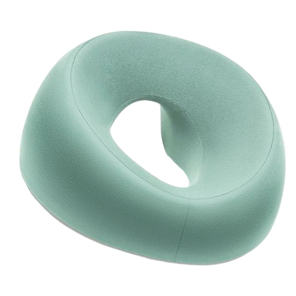 Удобная подушка с отверстием для лица для массажного стола, Зеленый