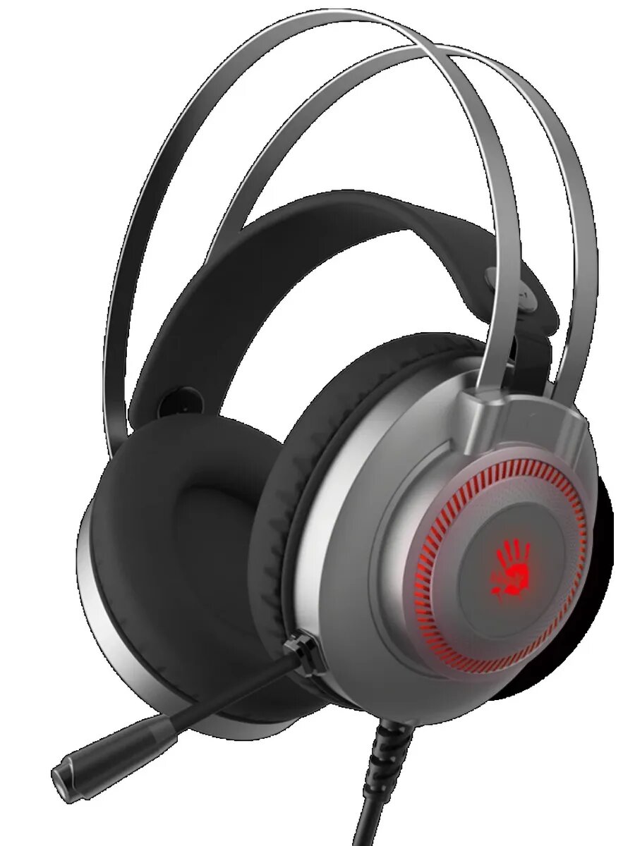 Наушники Bloody J200S серый 2м мониторные USB (J200S)