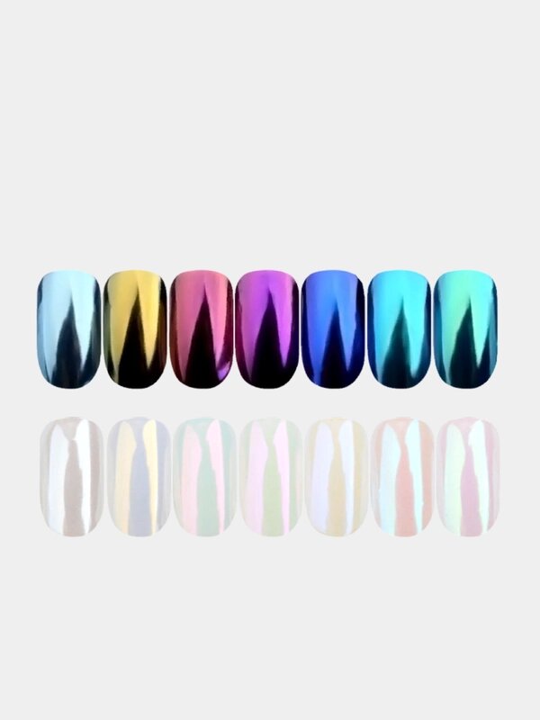 Втирка для дизайна ногтей и маникюра с аппликатором, пигмент для эпоксидной смолы