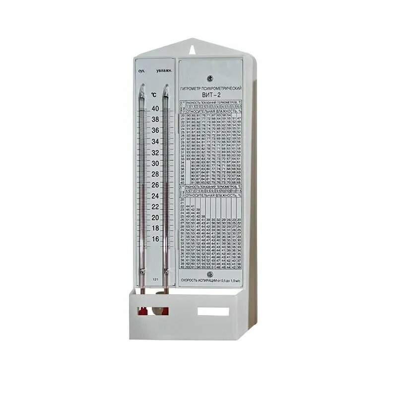Гигрометр-психрометр ВИТ-2 (+15+40гр.) с поверкой