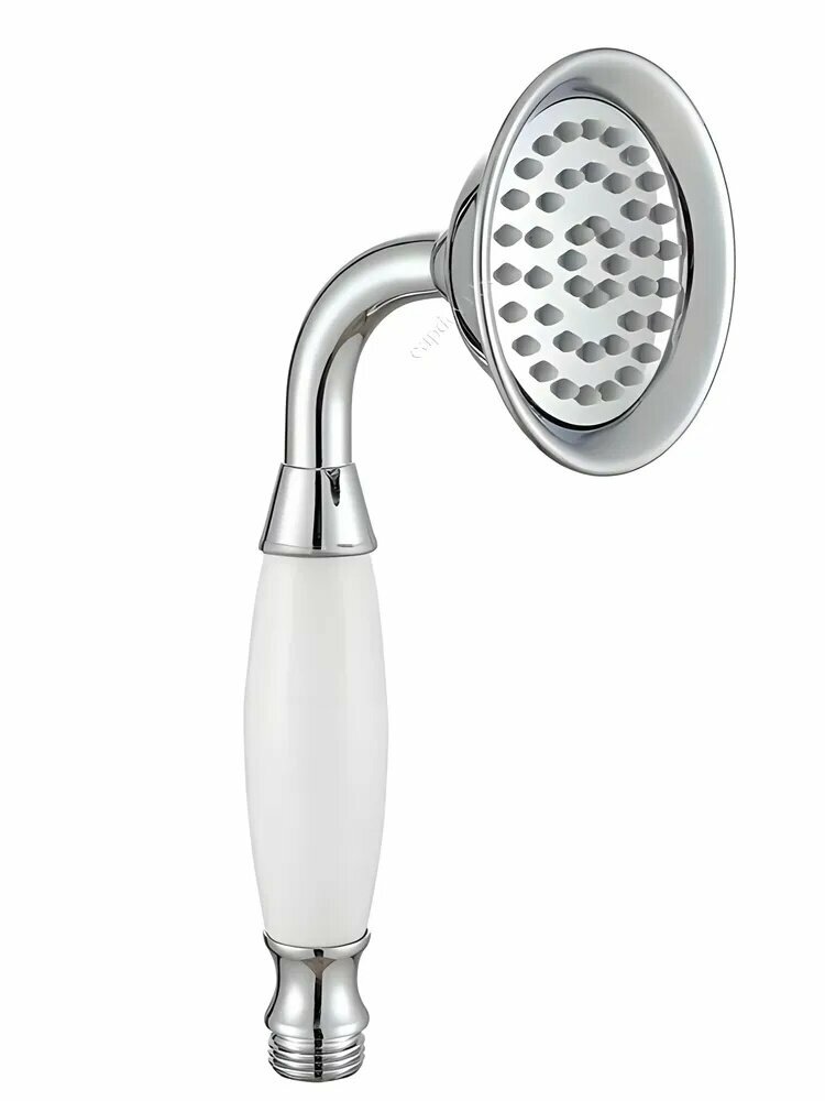 Душевая лейка в винтажном стиле, керамическая ручка, нержавеющая сталь