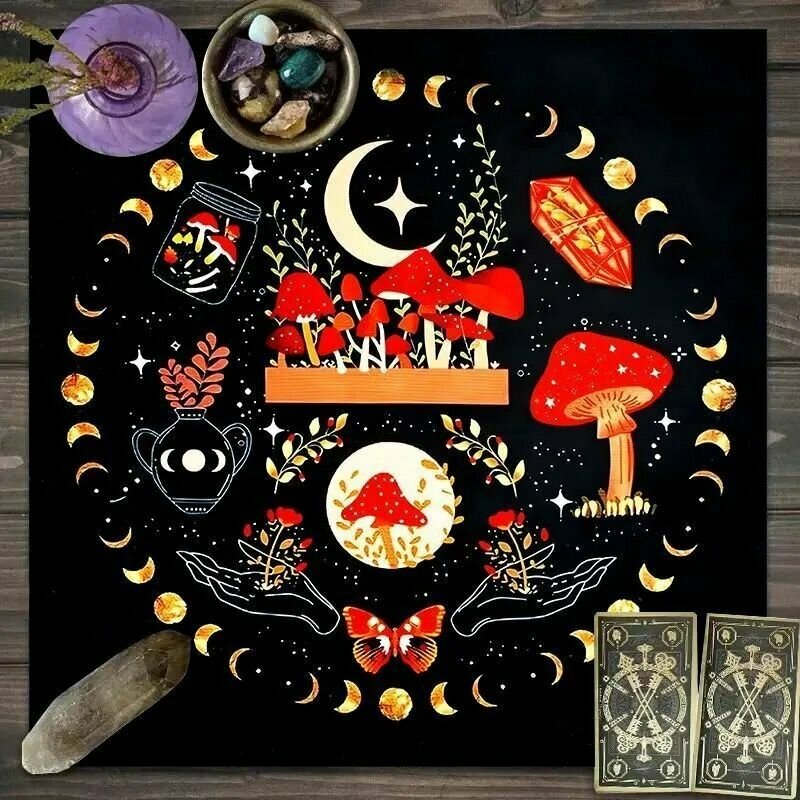 Гадальный инструмент/Скатерть для гаданий на картах Таро 90X90CM