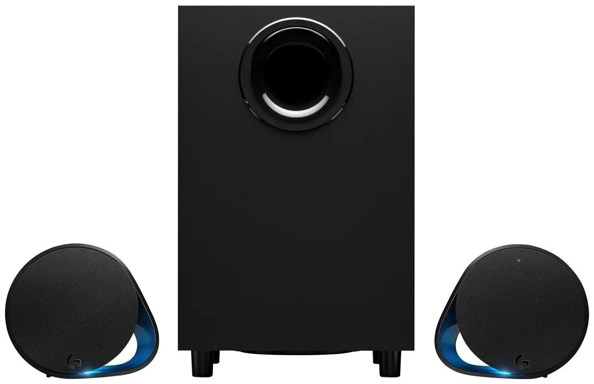 Колонки Logitech G560 LIGHTSYNC PC, 2.1, черный [980-001301]