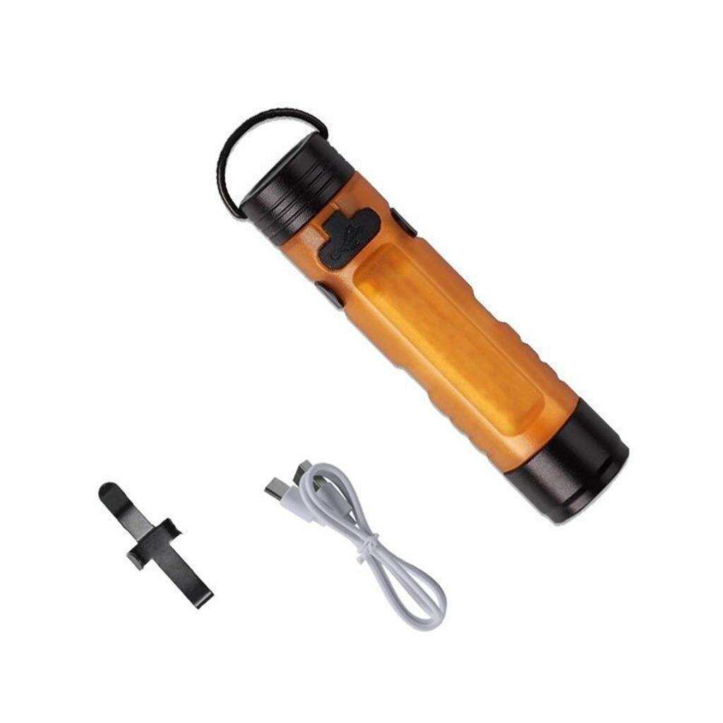 Фонарь на кепку с перезаряжаемым карманным фонариком, янтарь