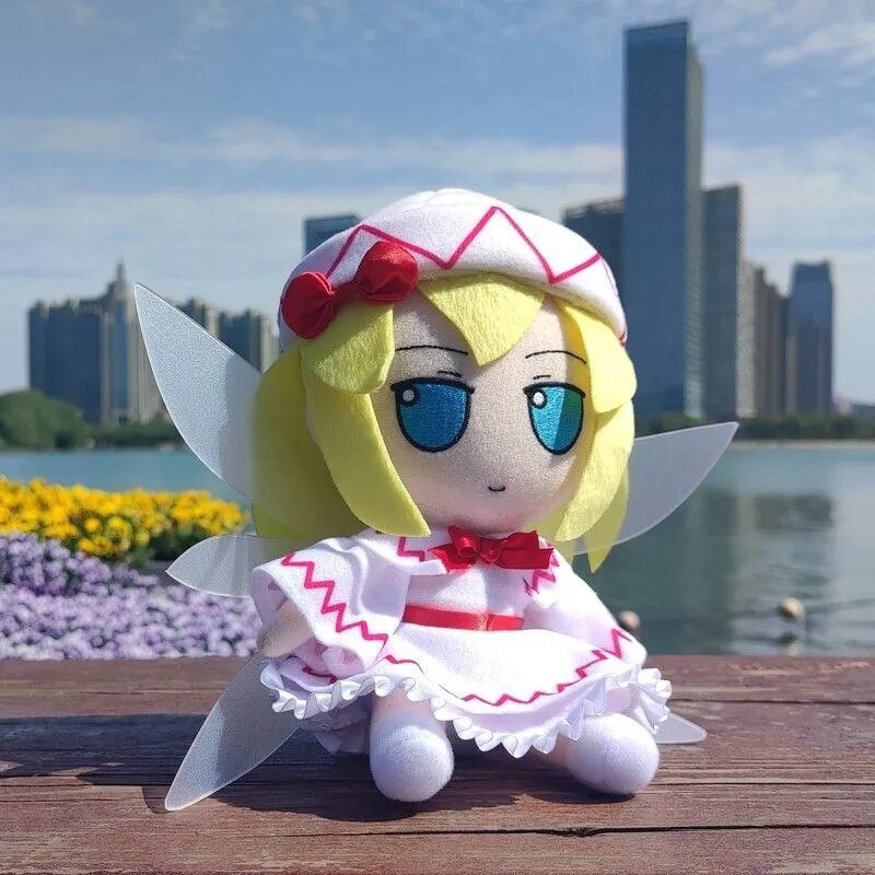 Аниме Мягкие Игрушки TouHou Project Fumo Lily White / Лили Вайт Игрушка Антистресс 20 CM