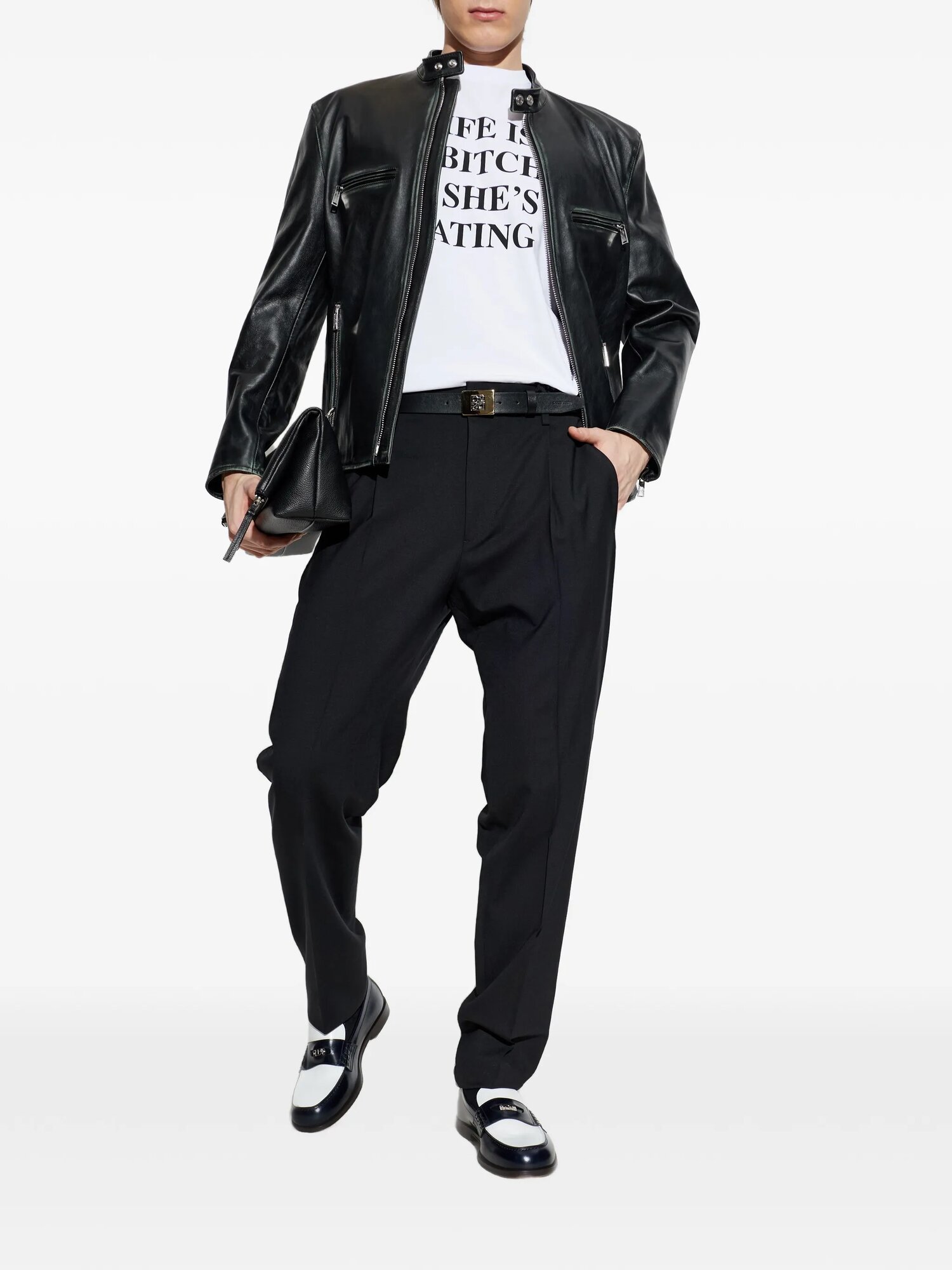 Футболка DSQUARED2, размер 2XL, бежевый/белый — фото 1