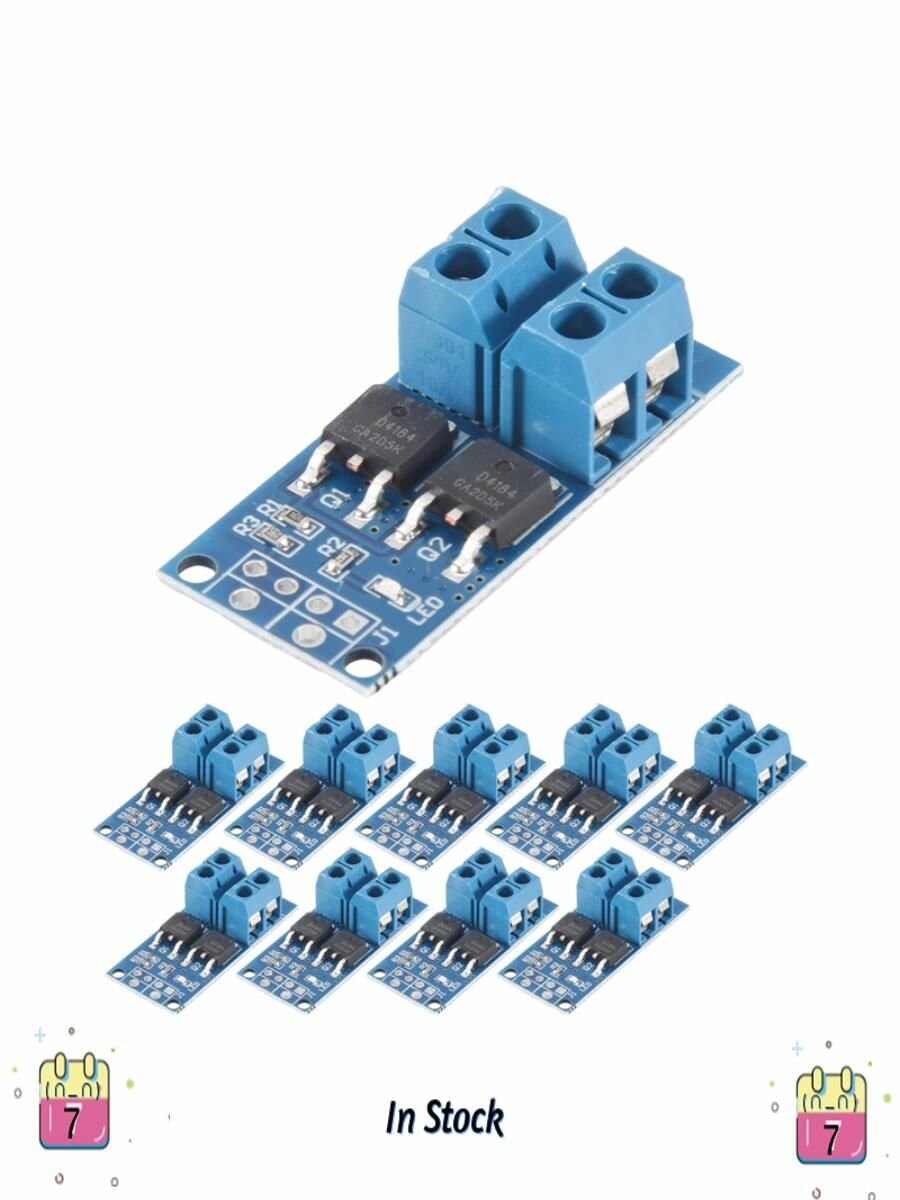 10 шт. DC 5V-36V 15A (макс. 30A) MOSFET MOS FET триггерный модуль драйвера 0-20 кГц ШИМ-регулятор панель управления