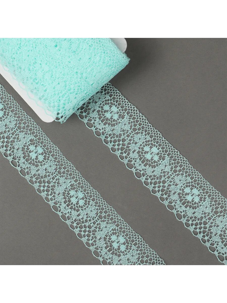 Кружево- капроновое для рукоделия и шитья 4 см 9,14м