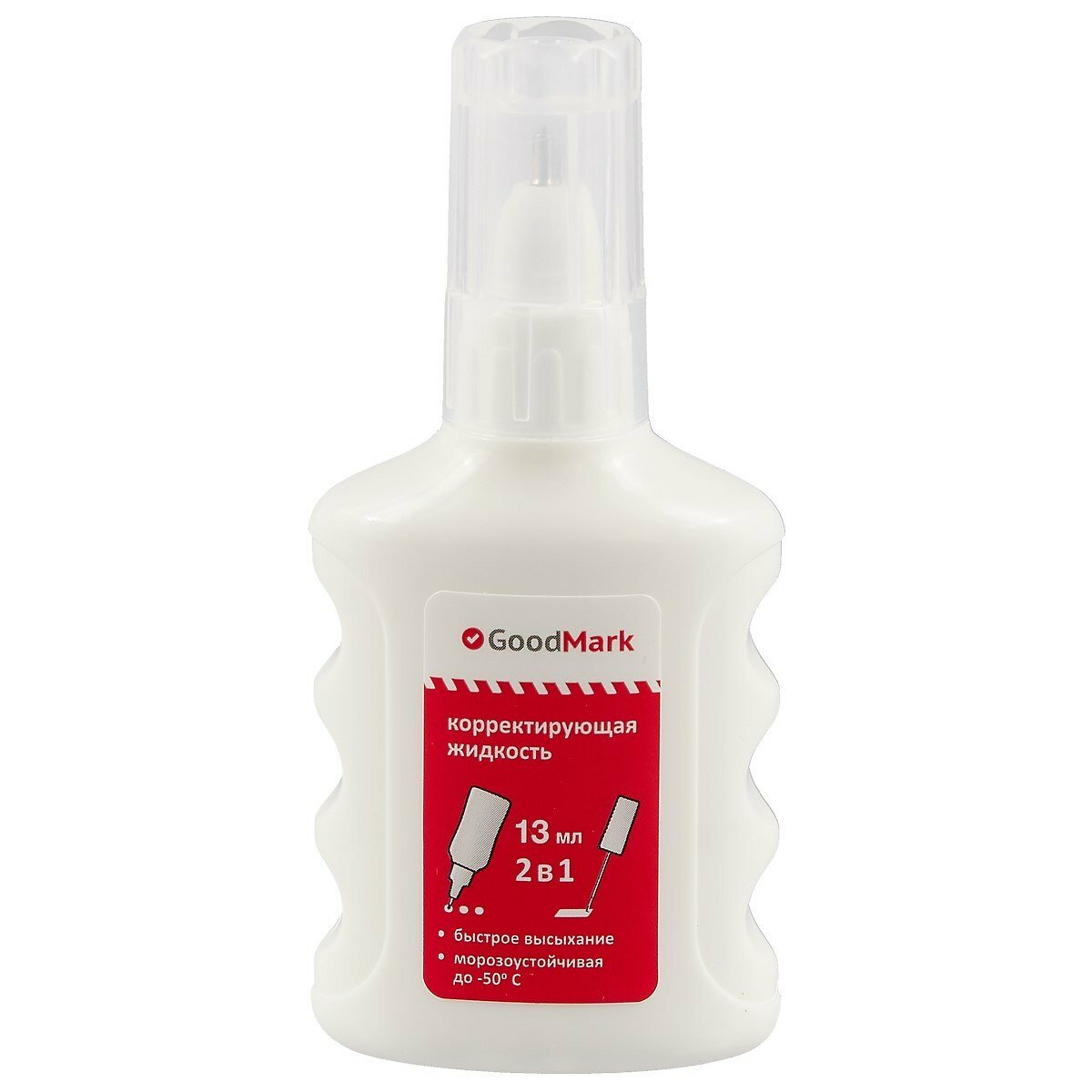 Корректирующая ручка «GoodMark» с кистью