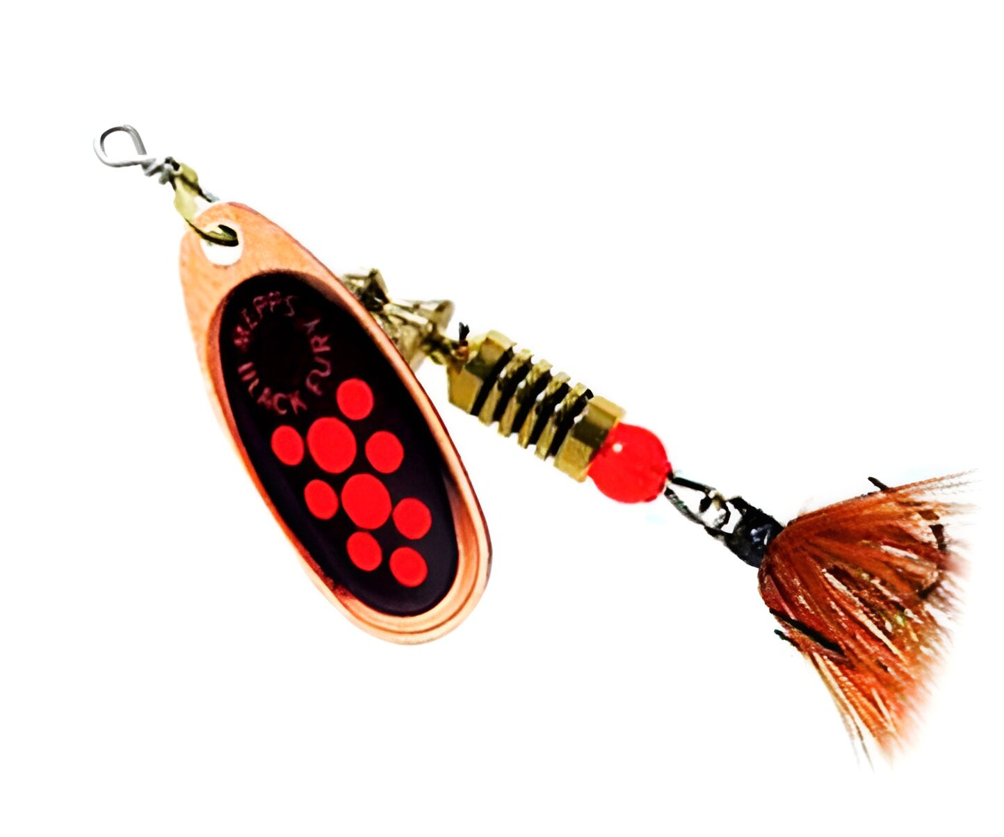 Блесна вращающаяся Mepps BLACK FURY MOUCHE, 2, Copper/Orange, 1 шт.