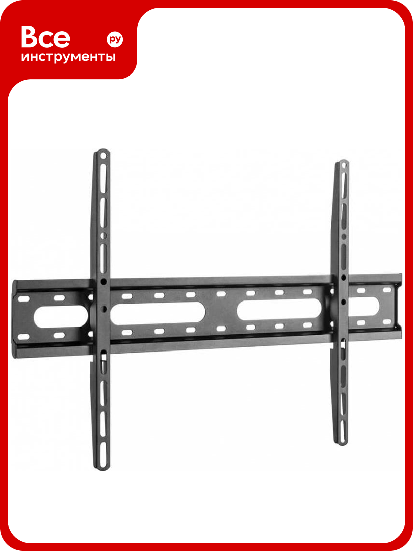 Кронштейн Digis DSM-E4564F фиксированный для ТВ 37-70, VESA макс. 600x400мм, ультраплоский 27мм, до 45кг, черный 129761