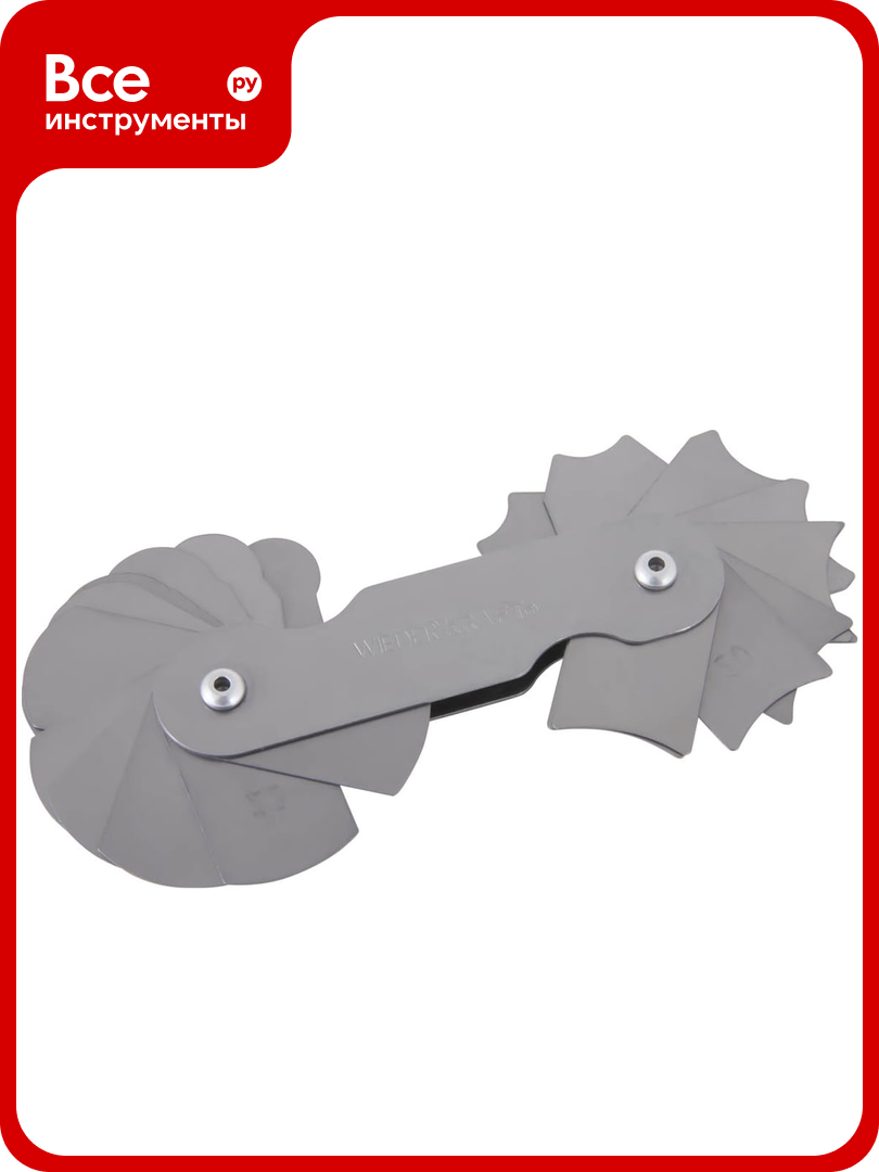 Набор радиусных шаблонов WIEDERKRAFT No3 WDK-RT725