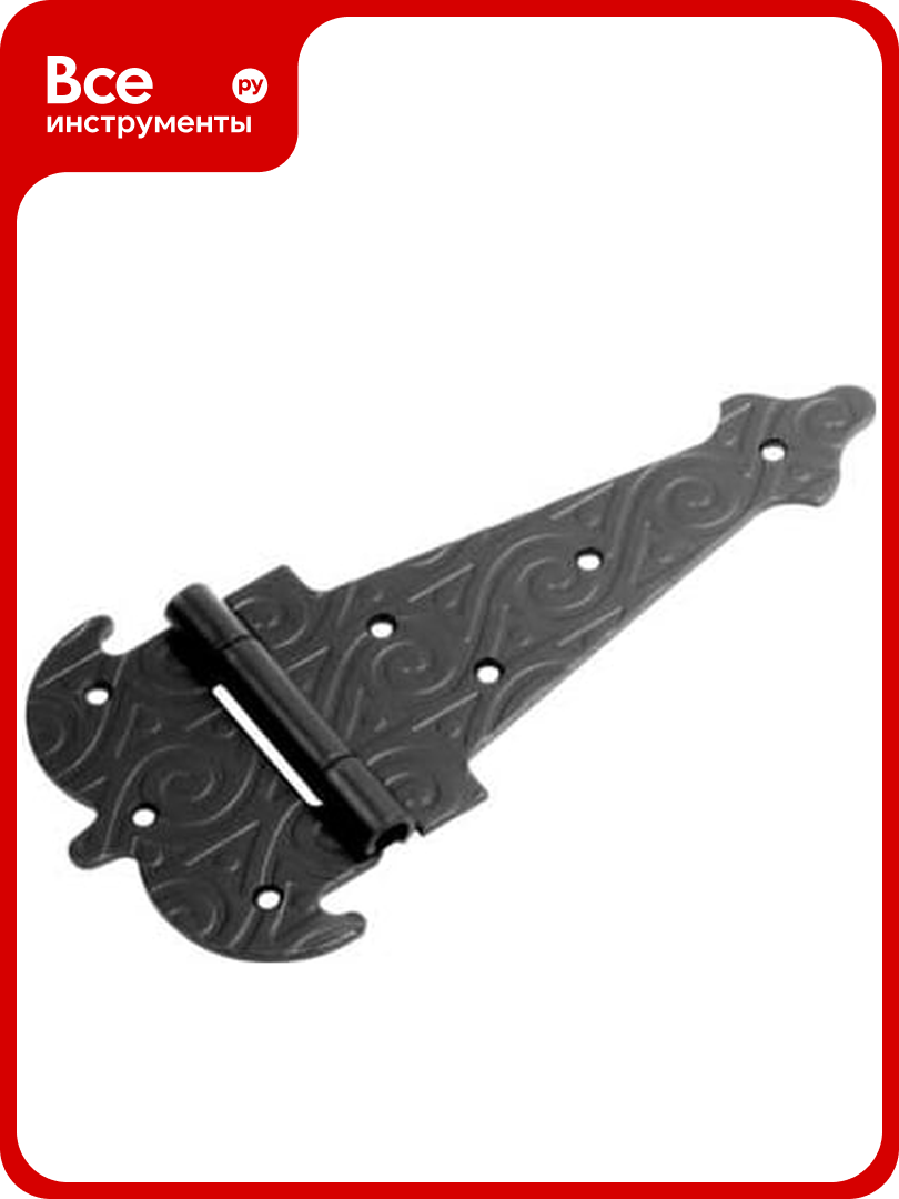 Фигурная петля-стрела Домарт серия ярославль 200 мод 2 (кованая; черный) 171089