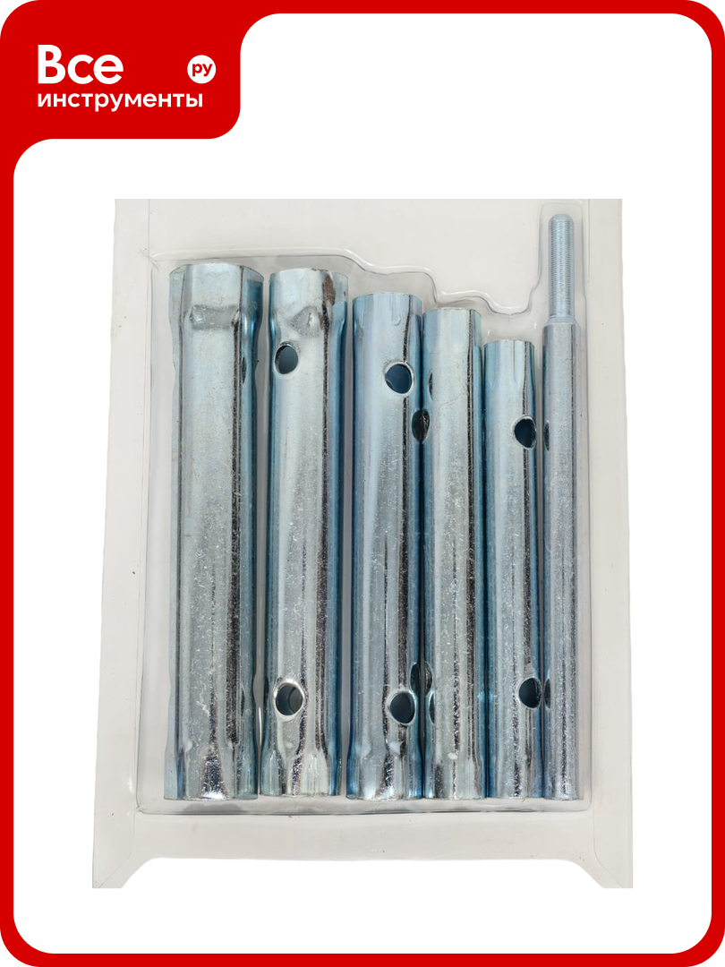 Набор торцовых трубок с воротком Beril 8-17 мм, 6 шт. 111206 13130