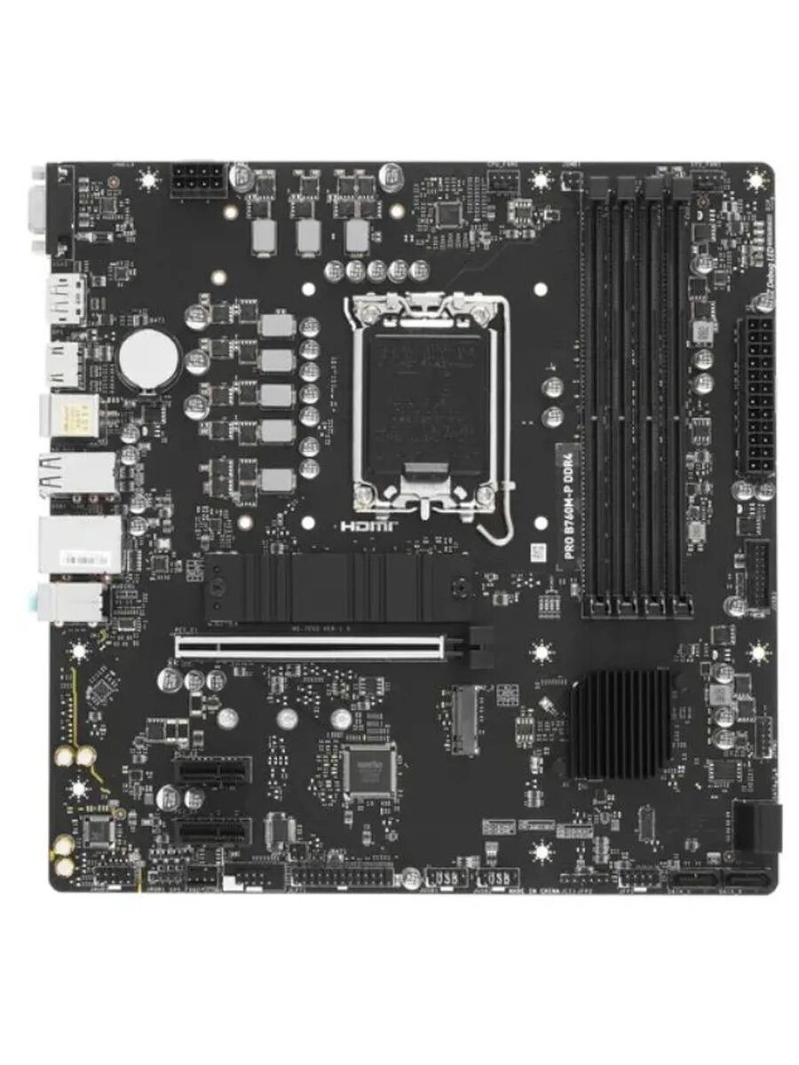 Материнская плата PRO B760M-P DDR4 - LGA 1700, DDR4