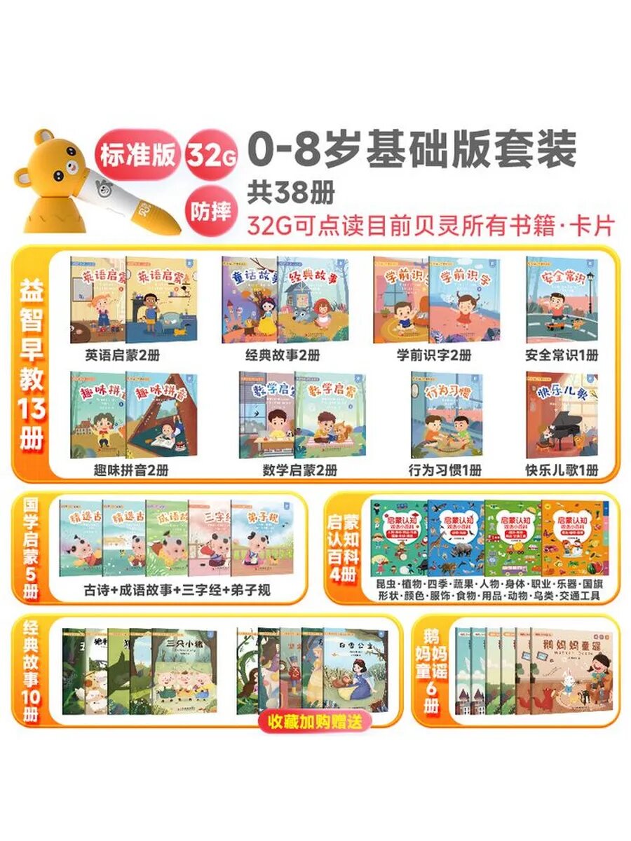 Говорящая ручка (32 ГБ, 38 книг, стандартная)