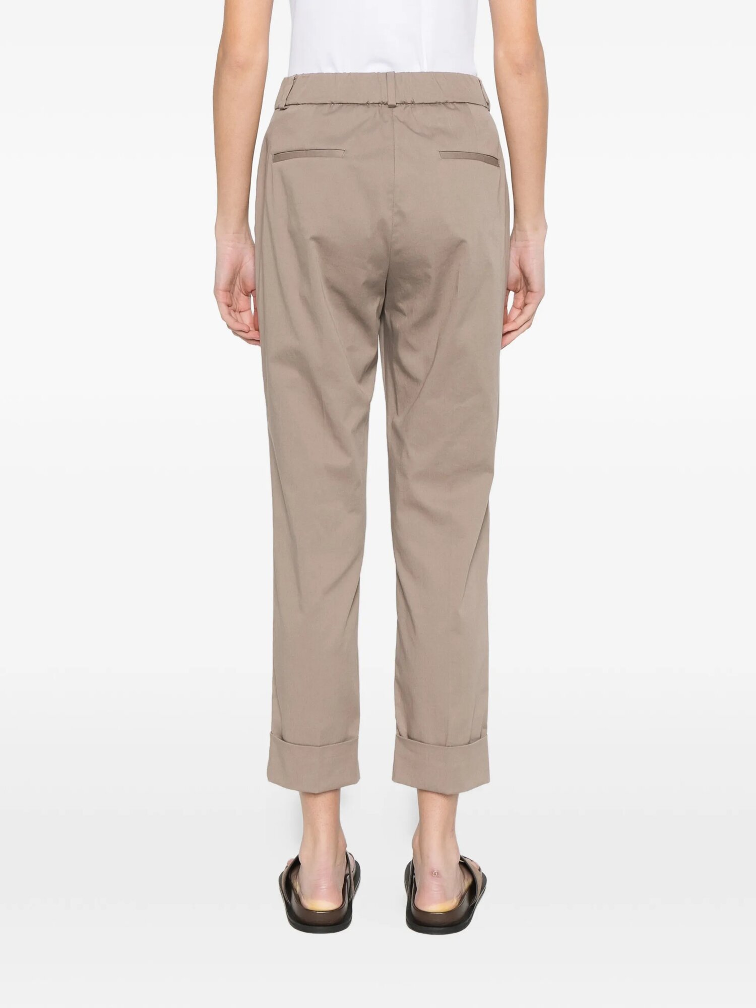 Брюки PESERICO Cuffed trousers, размер 46, разноцветный — фото 1