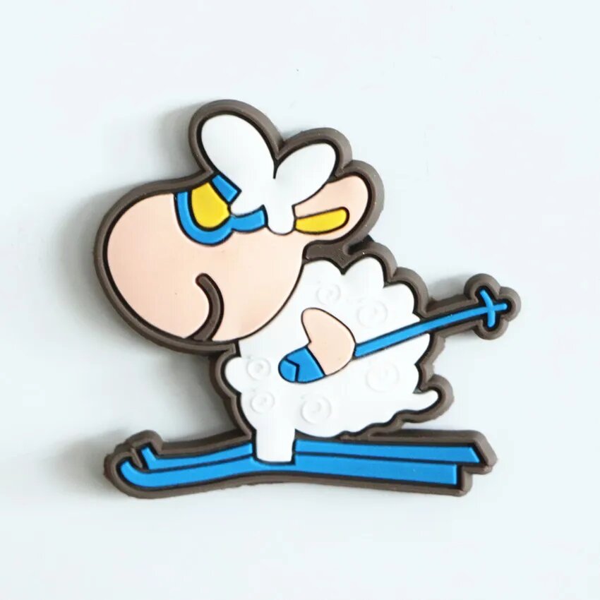 Магниты для холодильника Силиконовые мультяшные животные Sheep