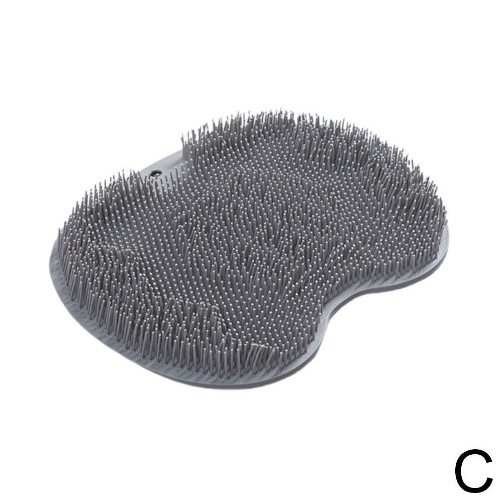 Силиконовая массажная мочалка коврик для мытья тела и ног на