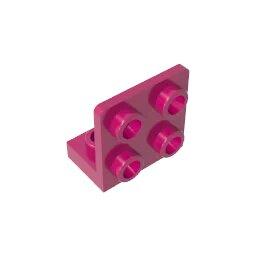 Розовая угловая пластина LEGO 1.5 BOT 99207, Цвет: Mgenta(013)