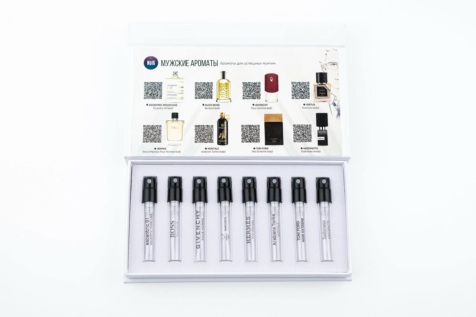 Parfums BOX №16 Ароматы для успешных мужчин 1,5*8, парфюмерный набор