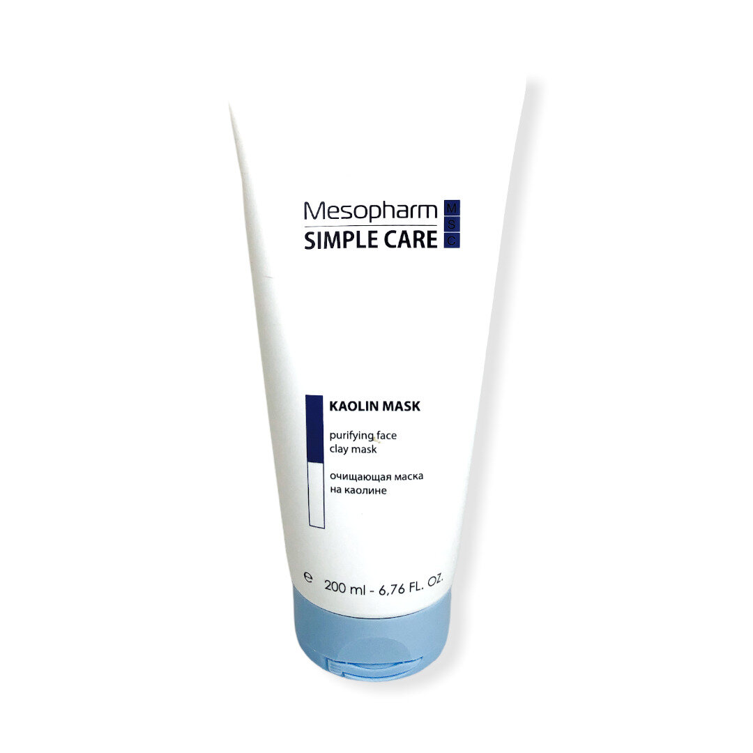 Mesopharm Очищающая маска для лица на каолине 200мл / Simple Care KAOLIN MASK 200ml