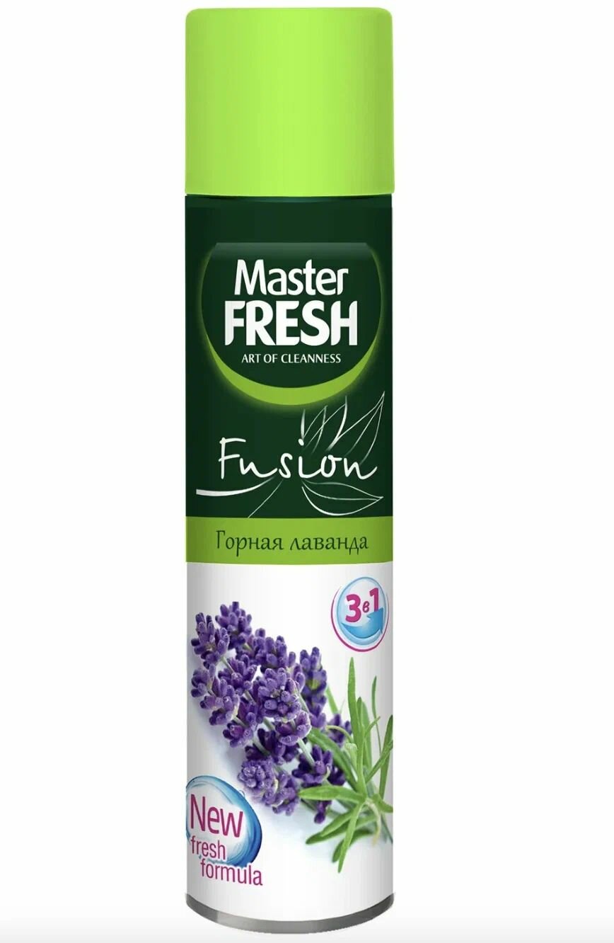 Master Fresh Освежитель воздуха Fusion Горная лаванда, 300 мл