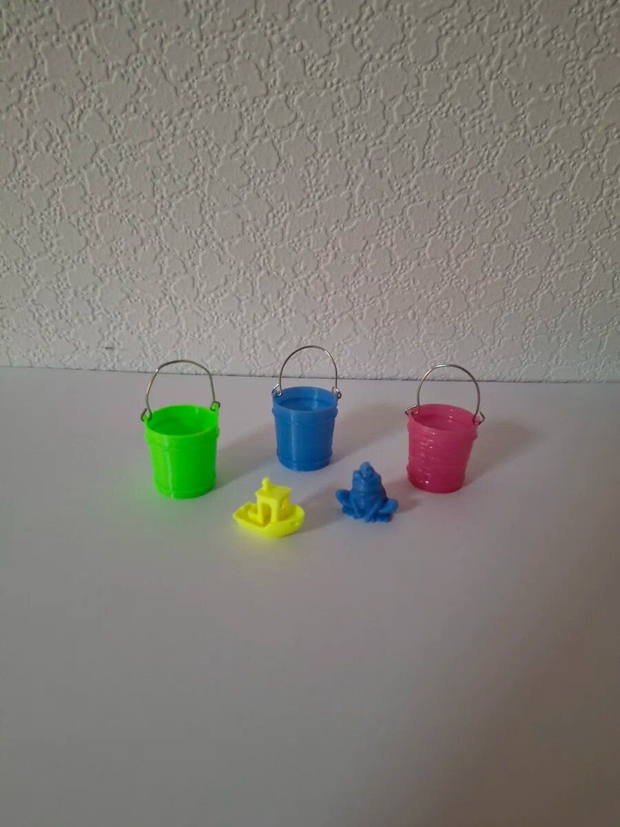 Набор миниатюр - 5 шт, для ватной игрушки, домика