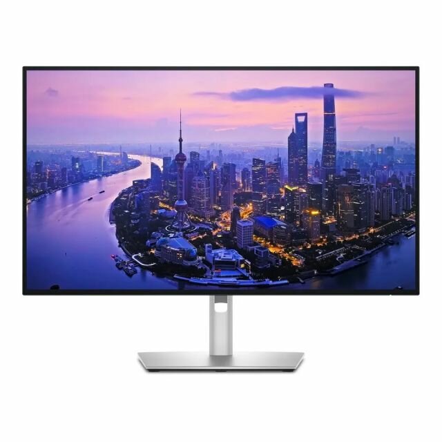 Монитор Dell 27 U2725QE, 16:9, IPS, UHD, 5ms, 450cd, 120Hz, HDMI, DP, DP out, USB, USB-C, Thunderbolt 4, LAN, HAS