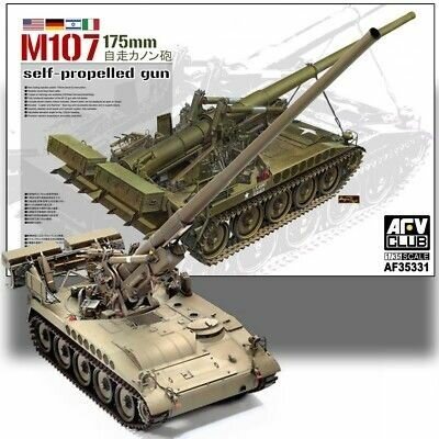 AFV Club AF35331 Сборная модель САУ M107 175-мм, 1/35, Новинка