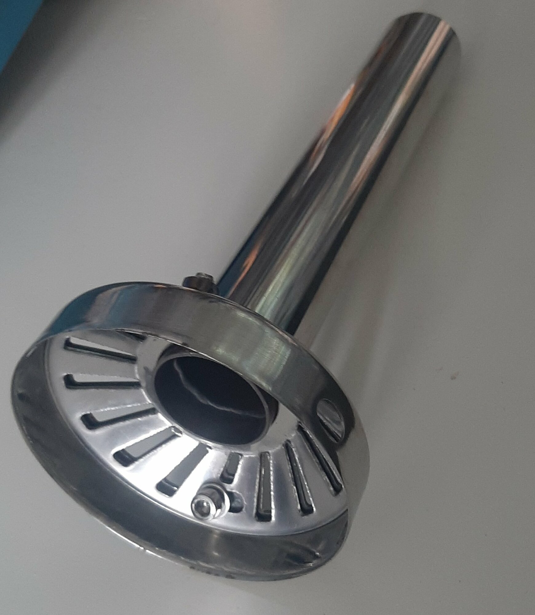 Регулируемая флейта (заглушка, сайленсер) диаметр 100 мм из нержавеющей стали для глушителя