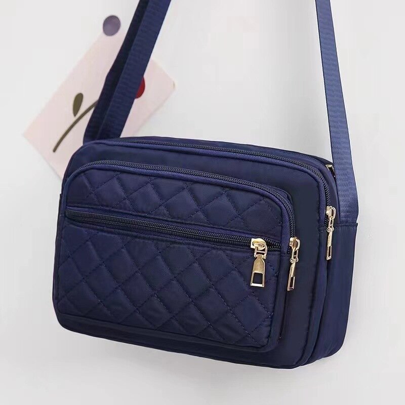 Новая женская сумка-кроссбоди, маленькая квадратная сумка из хлопковой ткани, от производителя, модная и универсальная женская сумка через плечо.