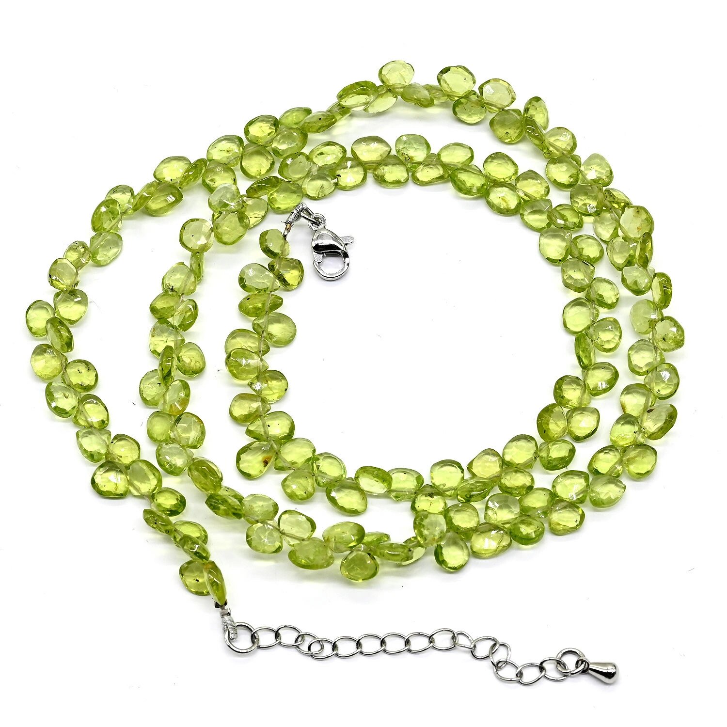 Бусы, хризолит