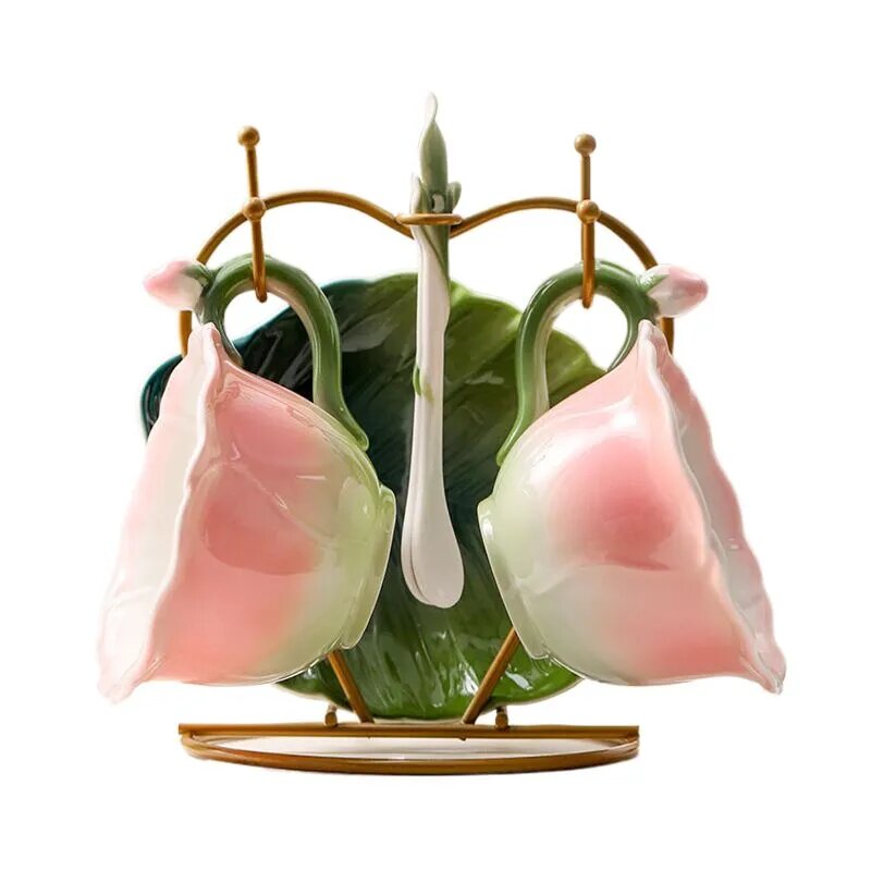 Чашка "Пара кофейных чашек в форме роз", 180 мл, 2 шт