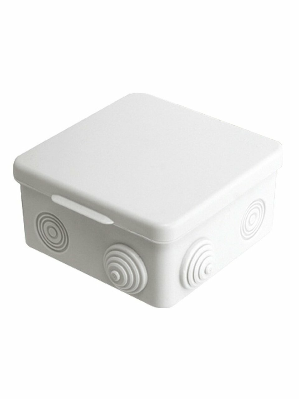 Коробка распаячная TDM Electric 100х100х55 мм открытая с крышкой 8 входов IP54 SQ1401-0513