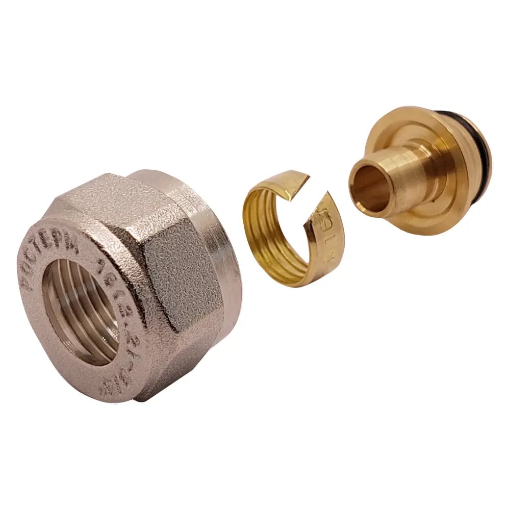 Евроконус Ростерм из сшитого полиэтилена 3/4"x16x2.2 мм латунь