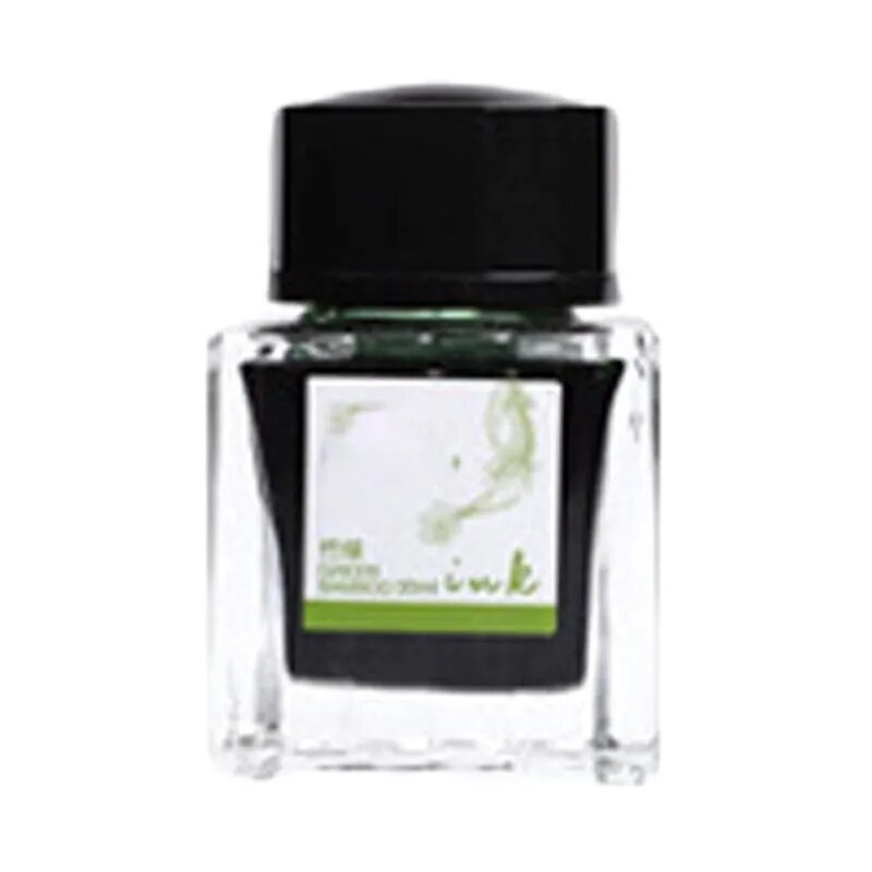 30ml Чернила для перьевой ручки, разноцветные, в бутылочке, Зеленый бамбук
