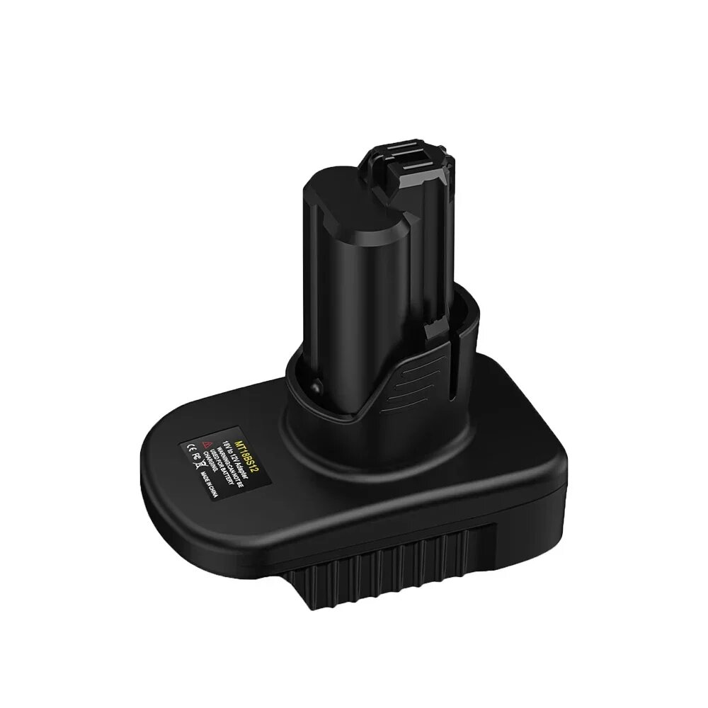 Адаптер для аккумуляторов Makita/DeWalt/Milwaukee/Bosch 18/20 В, совместимый с Bosch 12 В MT18BS12