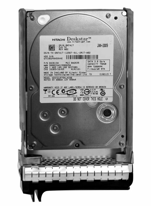 Жесткий диск Dell 0NT417 750Gb SATAII 3.5" HDD