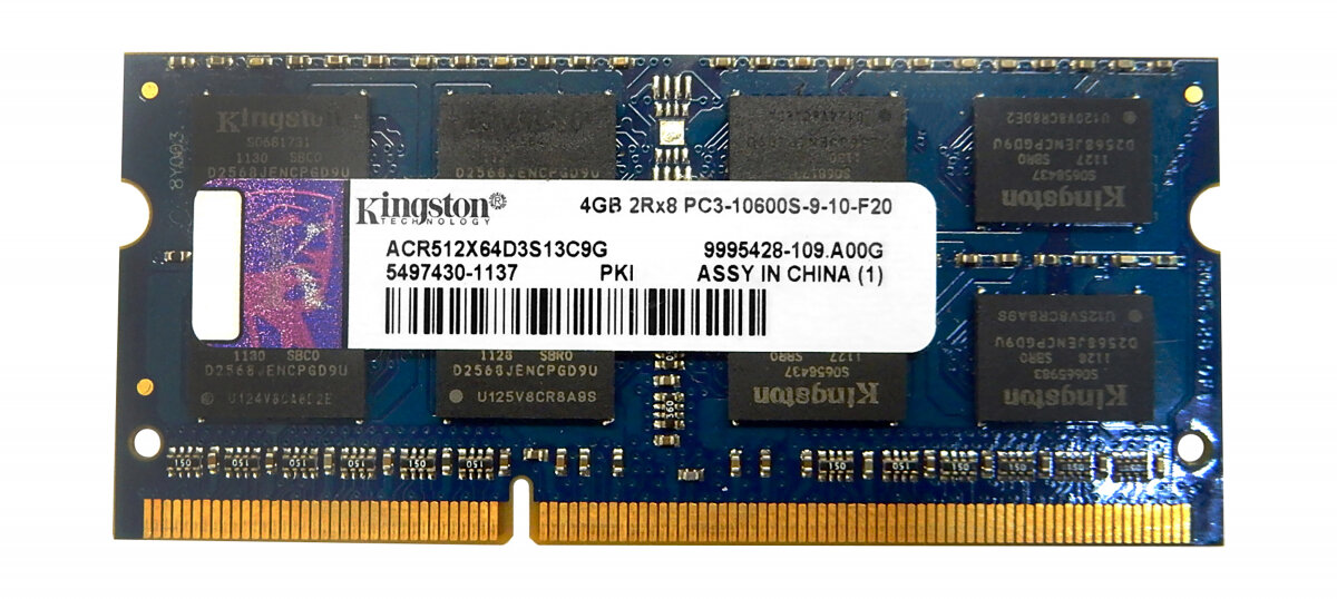 Оперативная память Kingston ACR512X64D3S13C9G DDRIII 4Gb