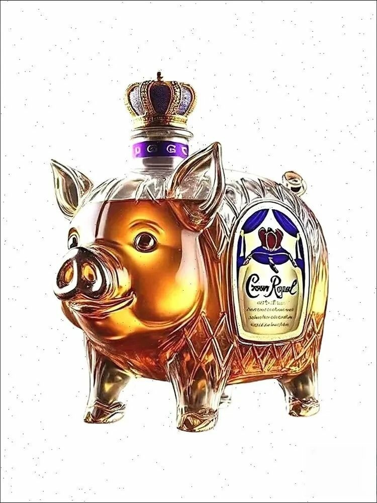 Бутылка Фигурная бутылка для вина, 0.3 л, 1 шт