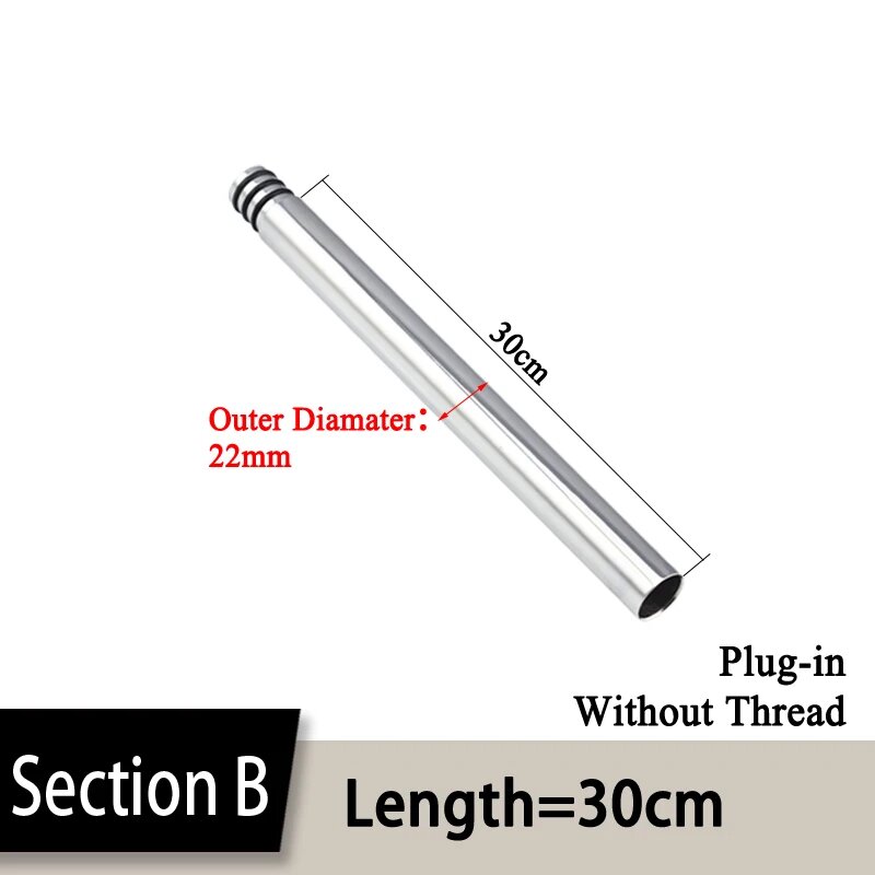 Удлинитель для душа 30 см, Цвет: B-Length30cm