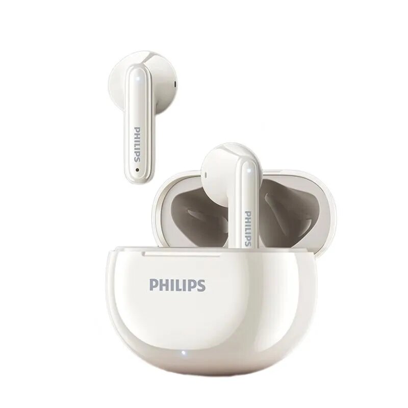 Philips Наушники беспроводные с микрофоном, светло-бежевый