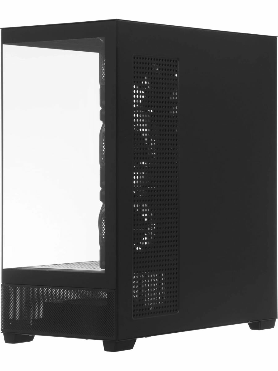 Корпус Accord ACC-ZA11B AR черный без БП ATX 3x120mm 1xUSB2.0 2xUSB3.0 audio bott PSU