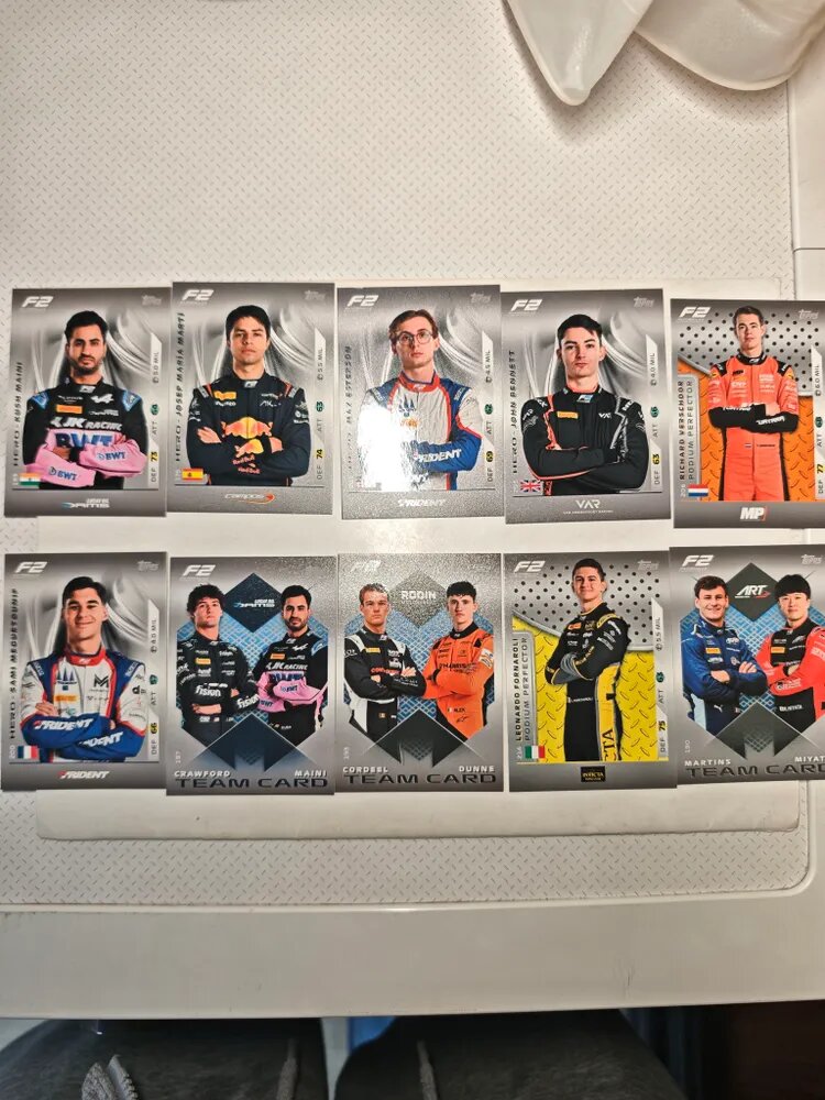 Набор коллекционных карточек Topps 2025 Turbo Attax F2